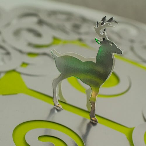 Abstract Origamic Architecture Experiment on the New Glowforge - Evermore Stud.io