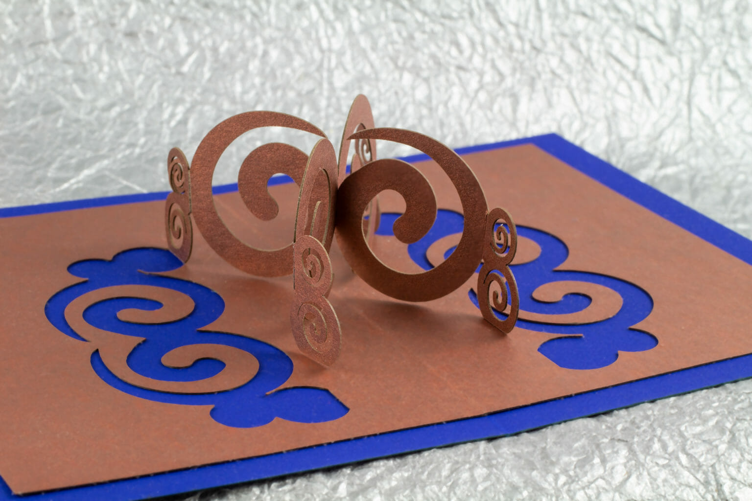 180° Degree Spirals Pop Up Card - Evermore Stud.io
