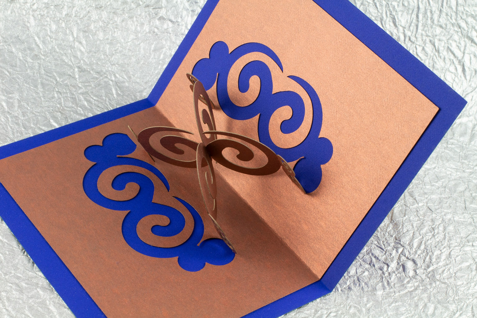 180° Degree Spirals Pop Up Card - Evermore Stud.io